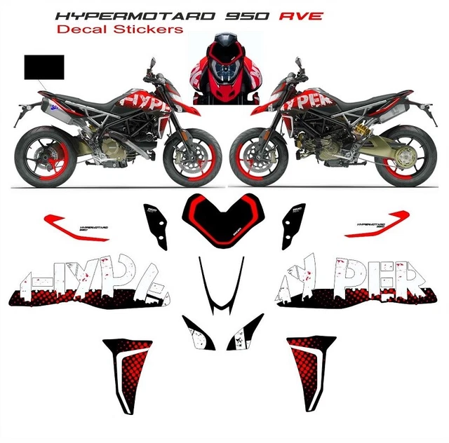 STICKER SET REPLIK Rve - Ducati Hypermotard 950 EUR 254,29 - PicClick DE