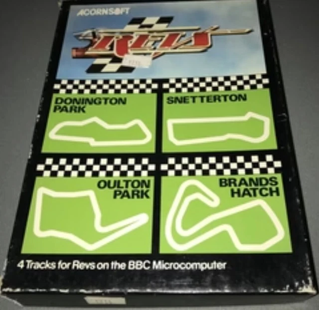 REVS ADD-ON TRACK Pack BBC BBC Master Disk completo testato raro extra ...