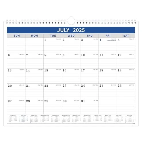 2025-2026 CALENDAR - 2025-2026 Wall Calendar from Jul. 2025 - Dec.2026 ...