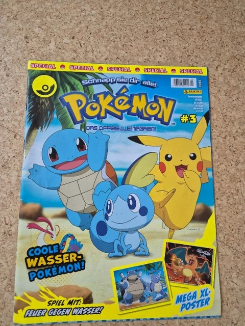 PANINI POKÉMON MAGAZIN #3 Wasser-Pokémon Jugendzeitschrift EUR 7,95 ...