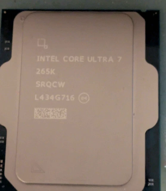 INTEL CORE ULTRA 7 265K 5.5GHz LGA 1851 Arrow Lake Processor CPU *FULLY ...