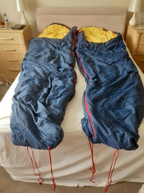 VINTAGE SLEEPING BAGS X2 Caravan Backpacking Navarac Made In Sweden £30 ...