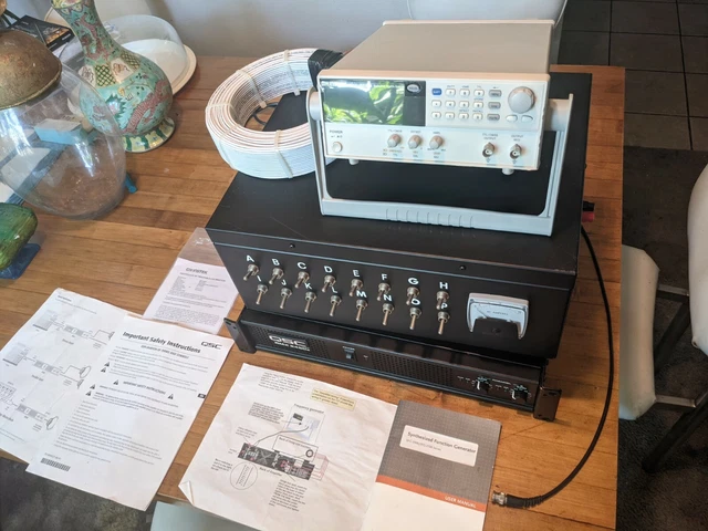 DOUG COIL MACHINE & QSC 2450a amp & sfg-2004 generator Rife Machine EUR ...