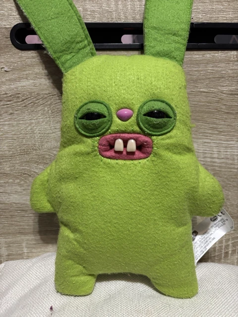 FUGGLER RABID RABBIT Plush Soft Toy Green Funny Ugly Monsters - Approx ...