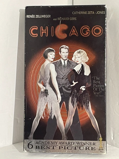 CHICAGO VHS 2002 Renee Zellweger, Richard Gere, Catherine Zeta Jones £7 ...