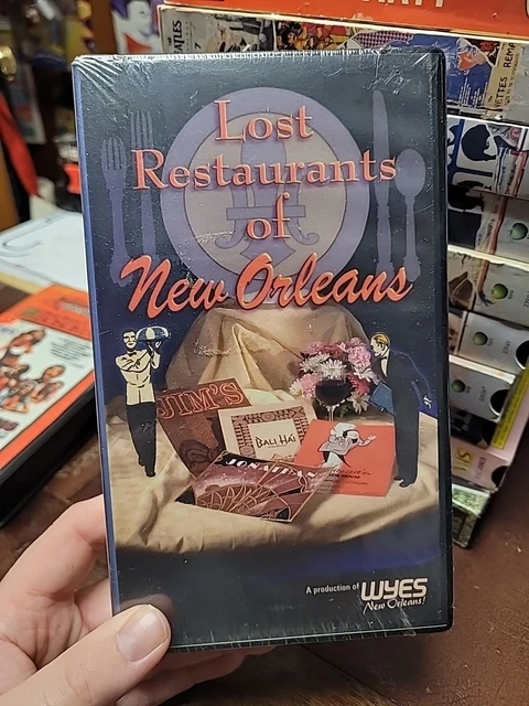 LOST RESTAURANTS OF New Orleans WYES VHS (2002) Brand New sealed VHS £9 ...