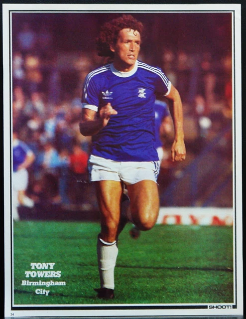 FOOTBALL PLAYER PICTURE Tony Towers Birmingham City Shoot £1.25 ...
