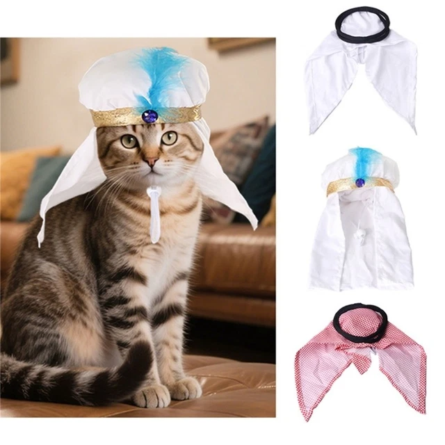 WHIMSICAL CATS AGAL Headwear Comfort Head Accessory For Celebration $7. ...