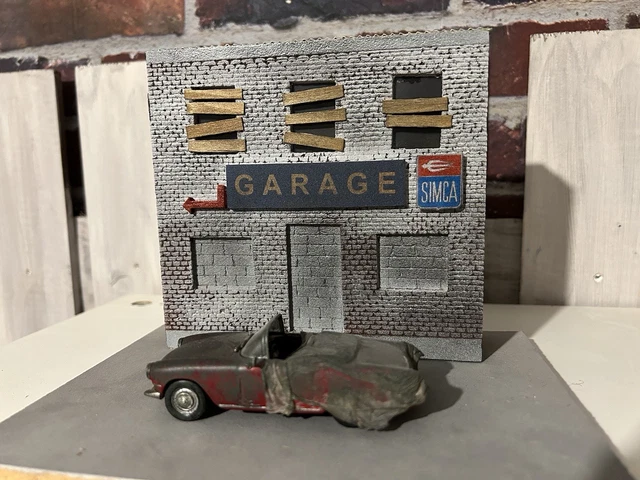 DIORAMA SIMCA ARONDE P60 Garage 1/43 EUR 15,00 - PicClick FR