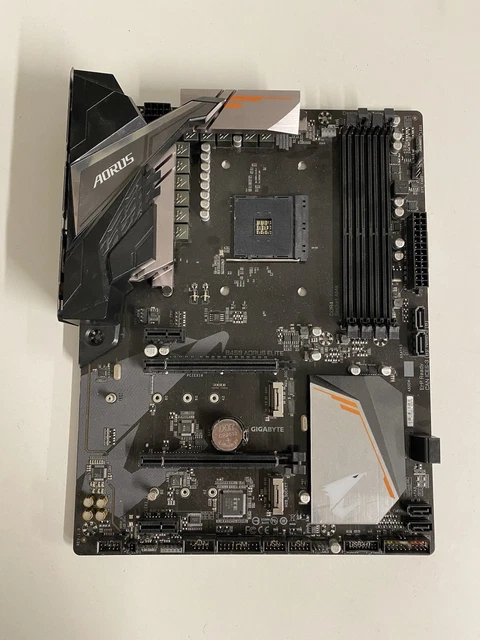 GIGABYTE B450 AORUS Elite AM4 ATX Motherboard *Spares Or Repairs* £19. ...