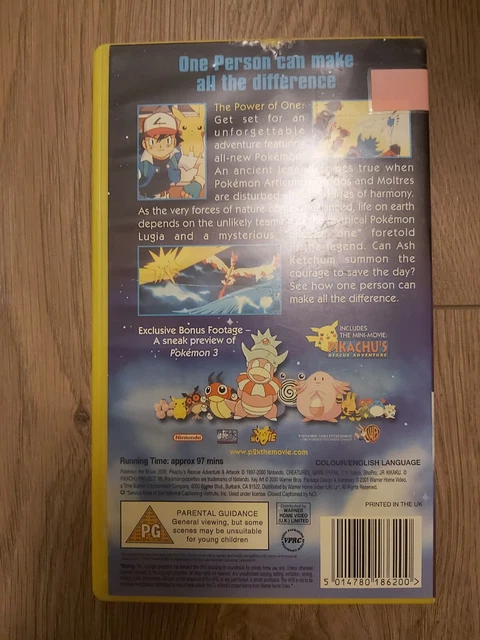 VINTAGE POKEMON THE Movie 2000 (VHS 2001) £12.00 - PicClick UK