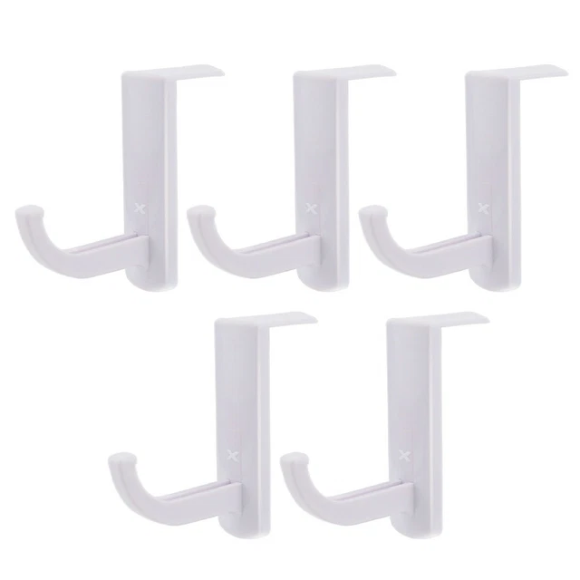 5 PCS COMPUTER Headphone Stand Monitor Headset Hook for Desk Hanger £10 ...