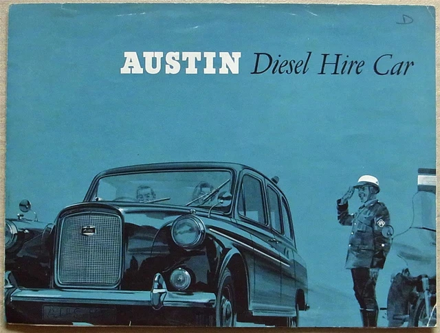 AUSTIN DIESEL HIRE CAR Sales Brochure 1962 #1955 £14.99 - PicClick UK