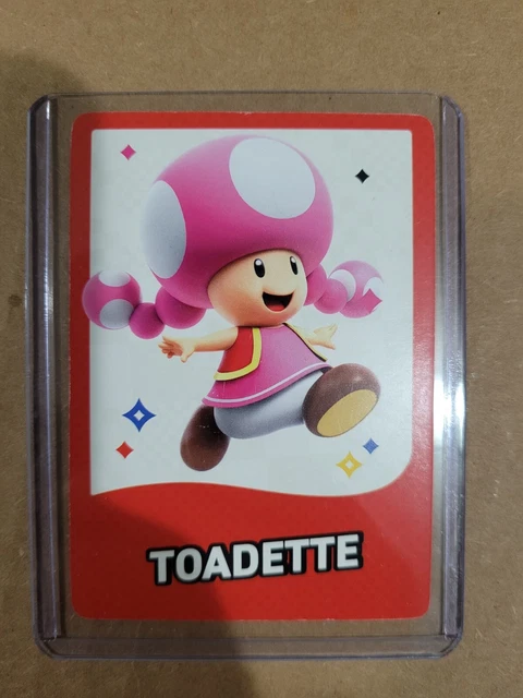 NINTENDO SUPER MARIO Bros Wonder Exclusive Toadette Trading Card ...