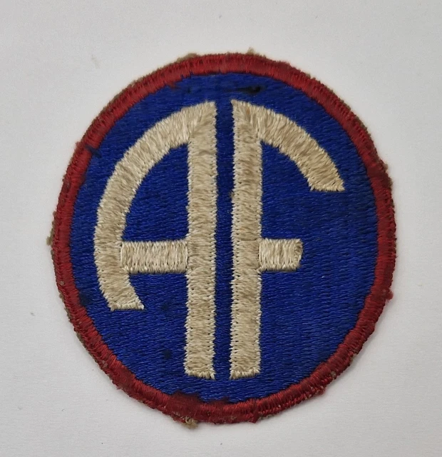ORIGINAL WW2 ALLIED Forces Headquarters HQ Embroidred Cloth Formation ...