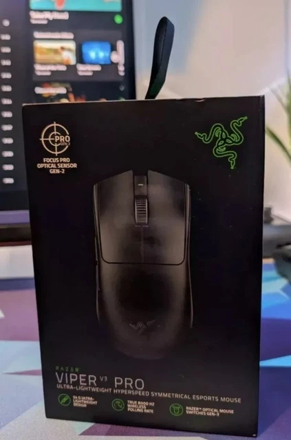 RAZER VIPER V3 Pro Ultra Lightweight Hyperspeed Symmetrical Esports ...
