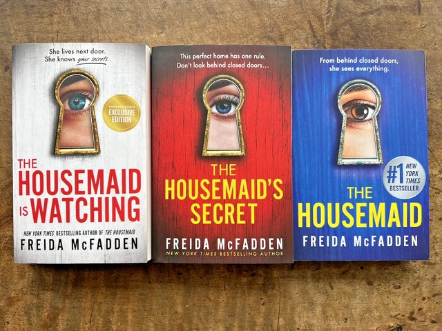 THE HOUSEMAID SERIES By Freida McFadden 3 Books Collection, Paperback ...