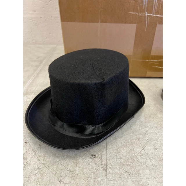 SET-OF-20 FELT TOP Hats for Magician, Derby, Costume Victorian ...