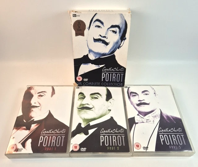 AGATHA CHRISTIE'S POIROT Complete Collection Series 1-6 DVD Boxset ...