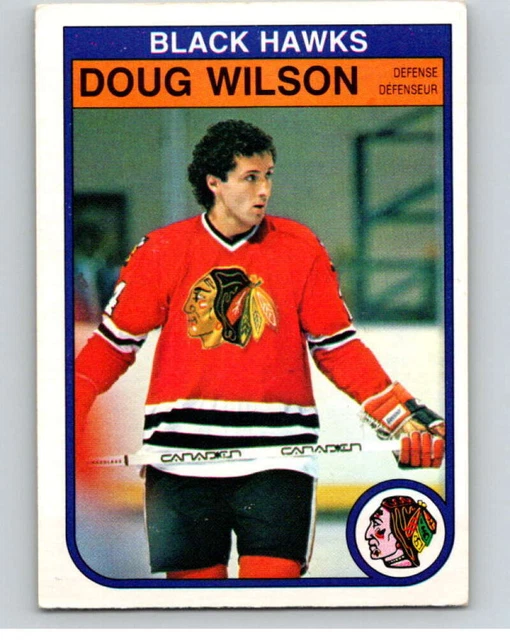 1982-83 O-PEE-CHEE #77 Doug Wilson Chicago Blackhawks V57638 EUR 1,01 ...