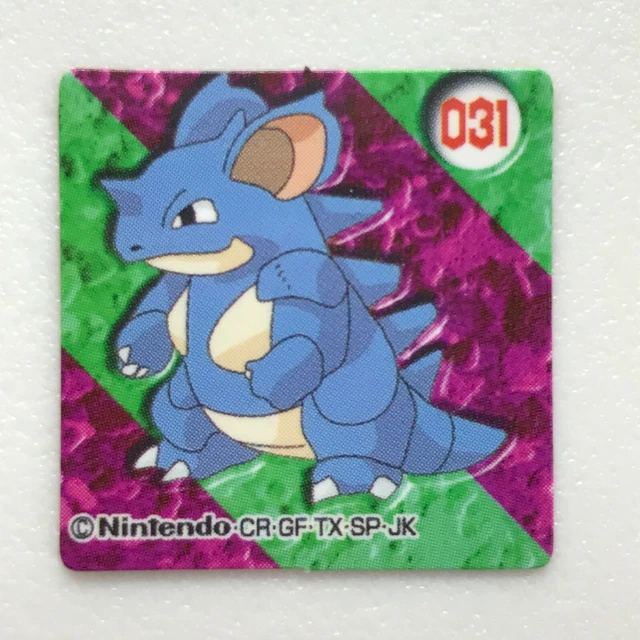 NIDOQUEEN POKEMON MINI Flake Card Made in japan Pocket monster Nintendo ...