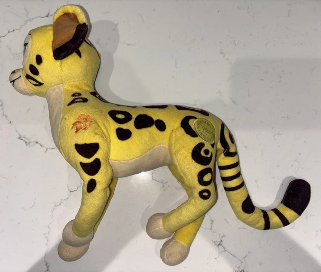 DISNEY STORE - Fuli - Cheetah From The Lion Guard / Lion King Plush Toy ...