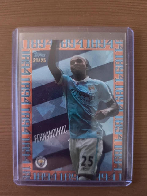 TOPPS MANCHESTER CITY Fernandinho 21 von 25 Team Set 25/26 $11.31 ...