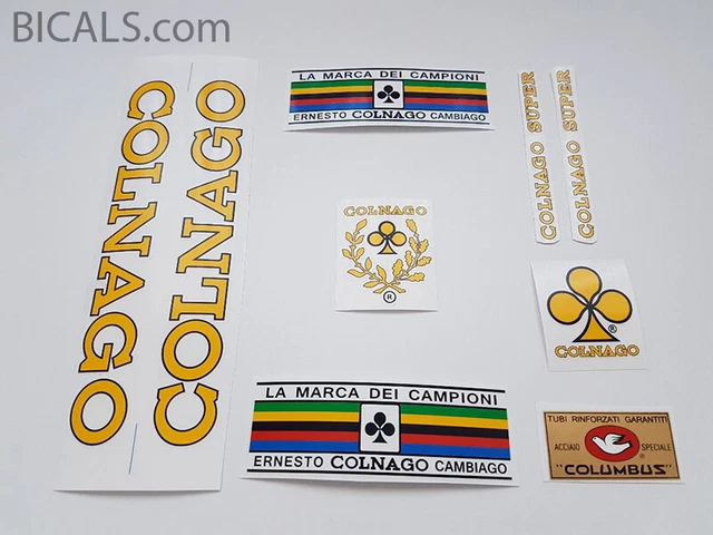 COLNAGO SUPER 71-74 decal set sticker complete bicycle FREE SHIPPING ...