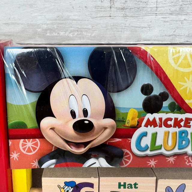 DISNEY MICKEY MOUSE Clubhouse Flip-Flop Alphabet Blocks Learning ...