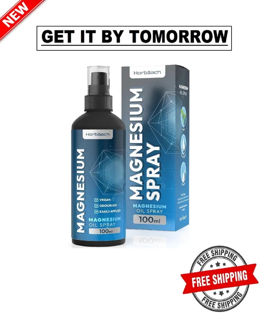 MAGNESIUM SPRAY FOR Restless Legs Muscles Sleep | High Absorption Pure ...