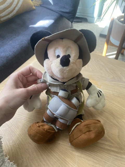 WALT DISNEY WORLD Mickey Mouse Safari Explorer 8” Plush Soft Toy Teddy ...