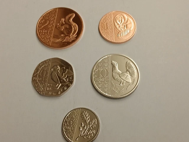 RARE KING CHARLES III 2024 BUNC 5 COIN SET 1p, 2p, 5p, 10p, 20p,,. £1.60 - PicClick UK