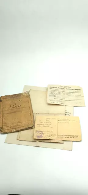 A9F) LOT DE DOCUMENTS MILITAIRES armée français Livret carte et divers ...