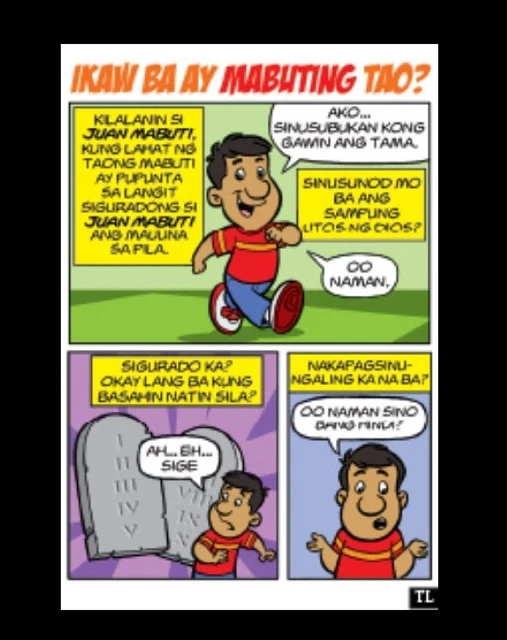 50X TAGALOG / Filipino Are You A Good Person Comic Gospel Tract ...
