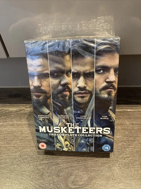 THE MUSKETEERS DVD The complete collection Series 1-3 BBC 1 2 3 Box Set ...