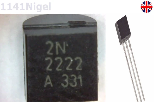 2N2222A TRANSISTOR NPN (TO-92) 2N2222 UK ultimi pochi rimasti EUR 2,72 ...