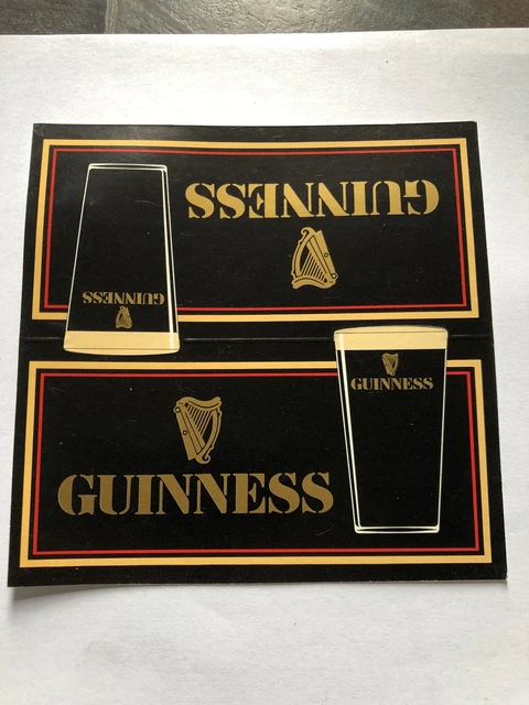VINTAGE GUINNESS TENT Card Pub Bar Collectable £7.59 - PicClick UK