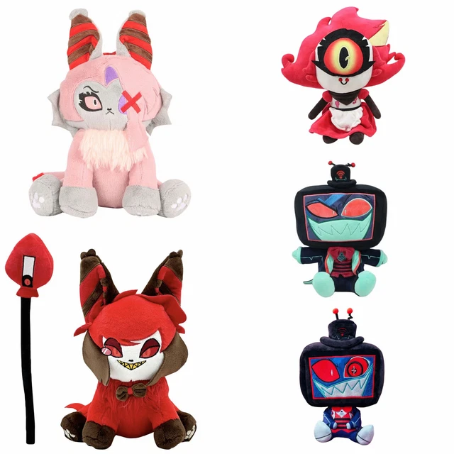 HAZBIN HOTEL PLUSH Doll Vox Niffty Vaggie Alastor Meow Stuffed Toy ...