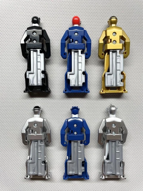 POWER RANGERS SUPER Megaforce Gokaiger Extra Ranger Key 6p Set BANDAI ...
