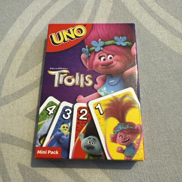 MCDONALD'S UK HAPPY Meal 2024 'DreamWorks' Mini Trolls UNO Game pack £2 ...