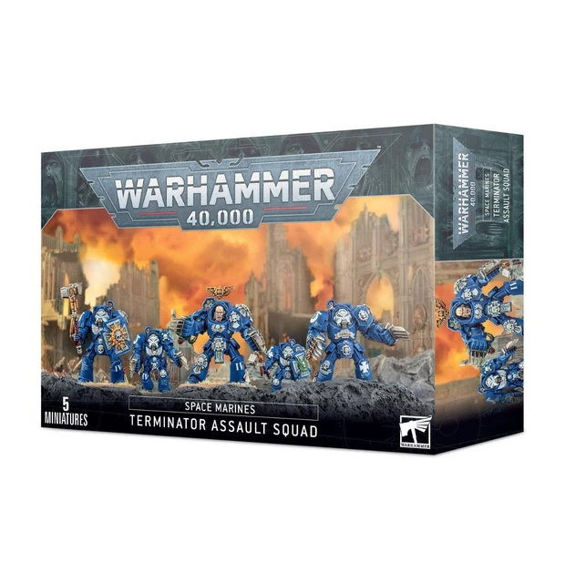 WARHAMMER 40K PRIMARIS Space Marines Terminator Assault Squad NEUF en ...