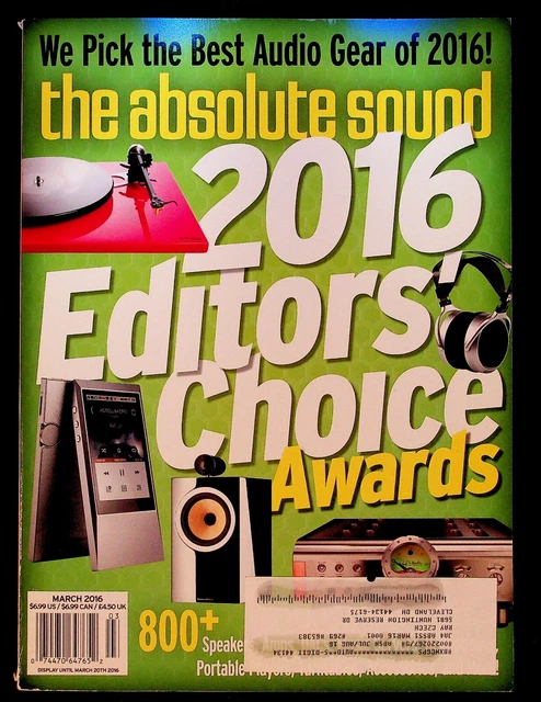 THE ABSOLUTE SOUND Magazine March 2016 Stereo Equipment Reviews Best ...