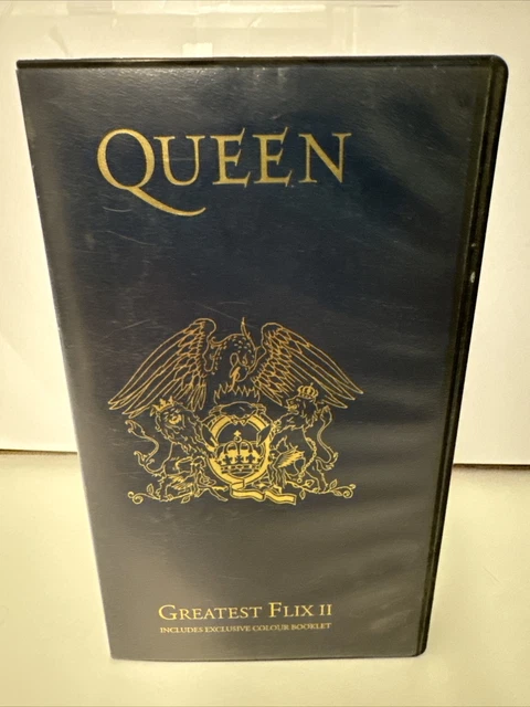 QUEEN GREATEST FLIX II - PAL VHS Video Tape + Booklet £1.99 - PicClick UK