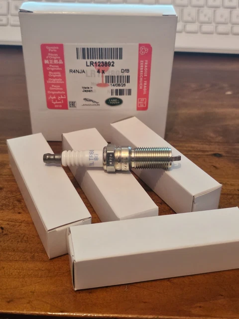 GENUINE LAND ROVER Discovery Sport & Range Rover Evoque 4x Spark Plugs ...
