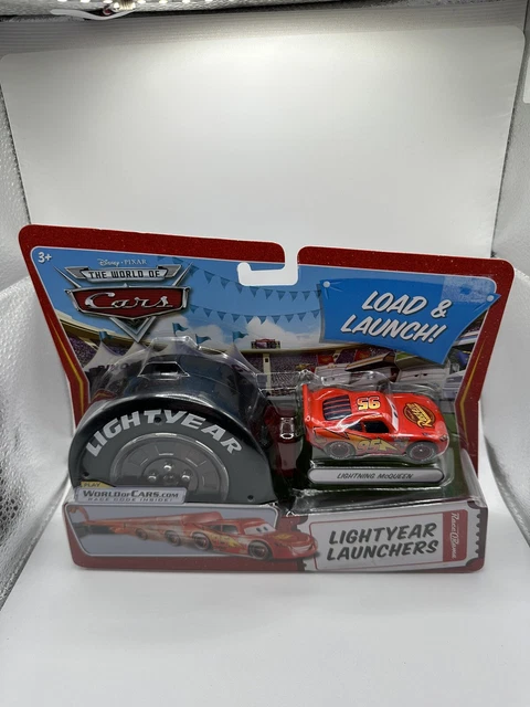 DISNEY PIXAR CARS Lightning McQueen Lightyear Launcher 1:55 Combine Post EUR 24,01 - PicClick DE