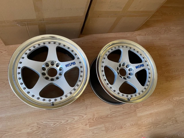 NISMO RAYS OLD Logo LM GT1 Wheels Rims Rare 9J R32 R33 R34 Skyline JDM ...