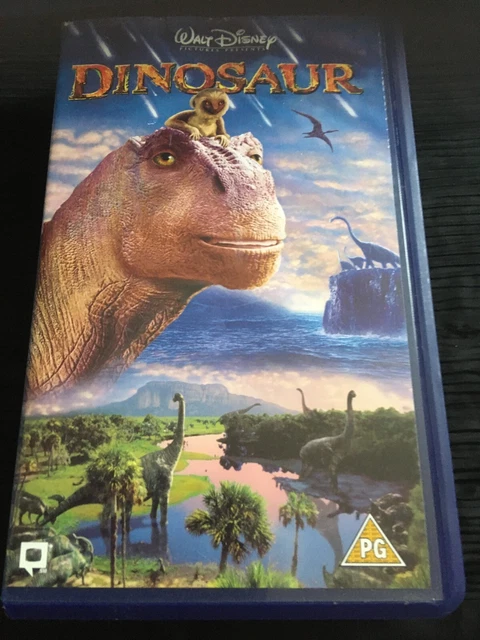 WALT DISNEY DINOSAUR PG VHS Video Tape Pal Blue Case VGC Run Time 79 ...