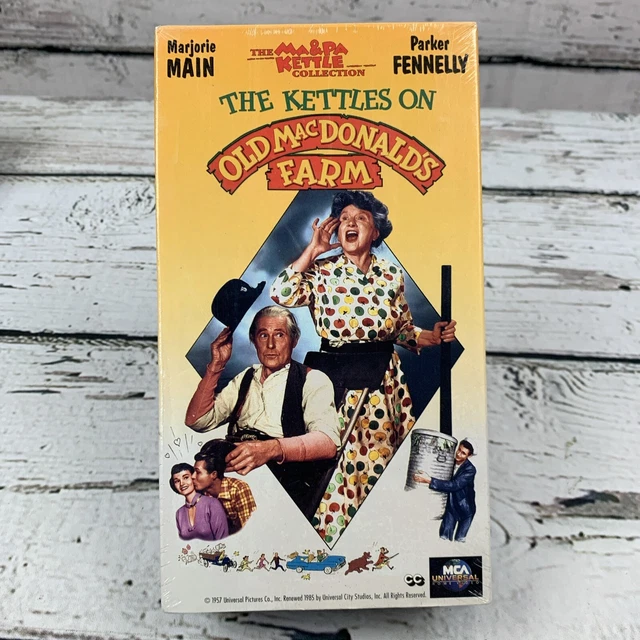 THE KETTLES ON Old MacDonald's Farm [1957 1985 VHS] Ma & Pa Collection ...