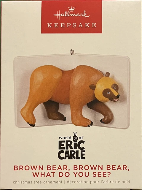HALLMARK 2022 BROWN Bear, Brown Bear, What Do You See? Book Ornament ...