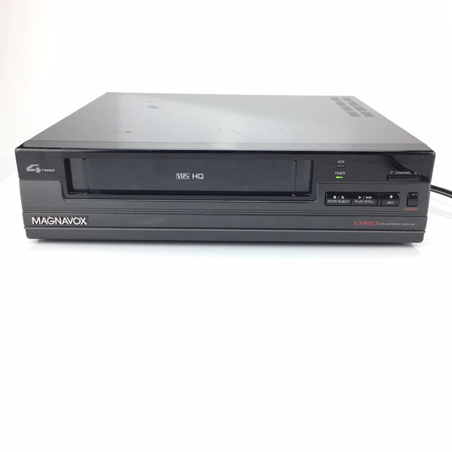 MAGNAVOX HIFI VCR 4 Head HQ VHS Player VR9760AT01 OSO Vintage Japan ...